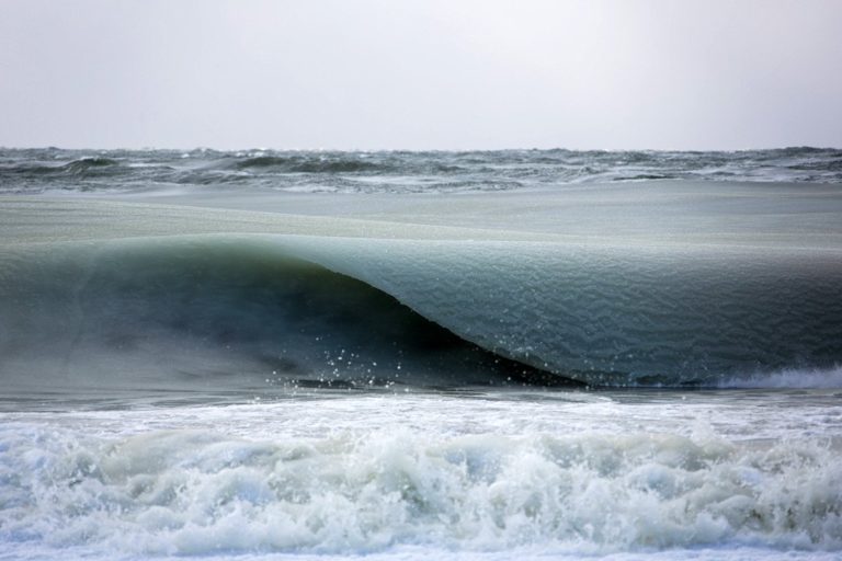 Nearly Frozen Waves Captured On Camera By Nantucket Photographer ...