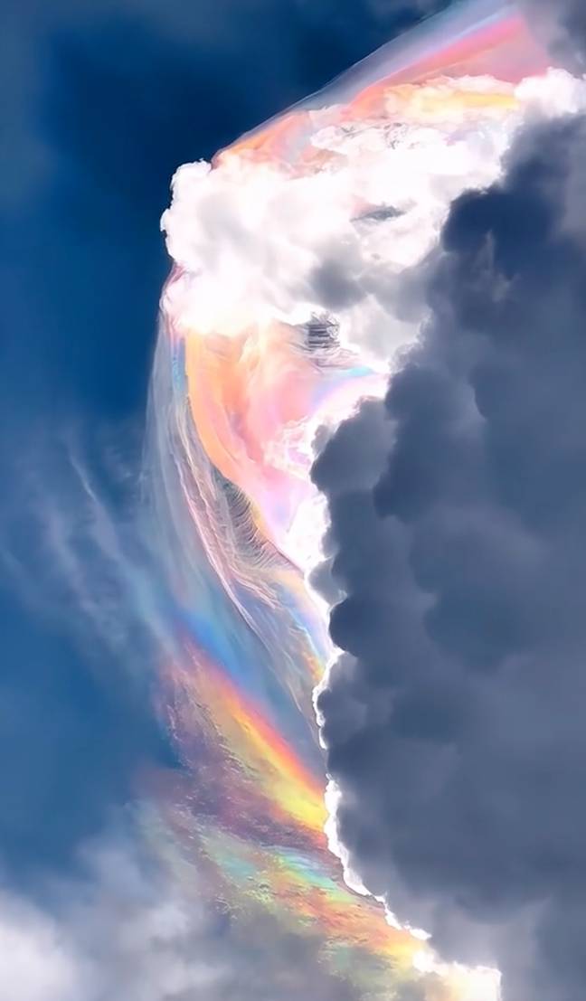 Amazing Rare Rainbow Cloud Phenomenon Spotted in Skies Above ‘China ...