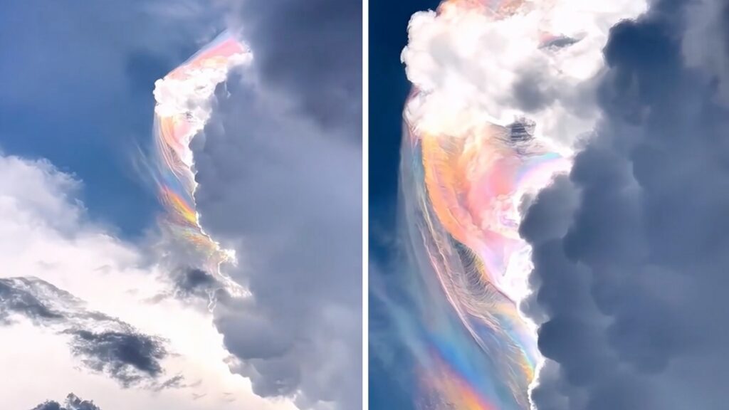 Amazing Rare Rainbow Cloud Phenomenon Spotted in Skies Above ‘China’ | Beauty of Planet Earth