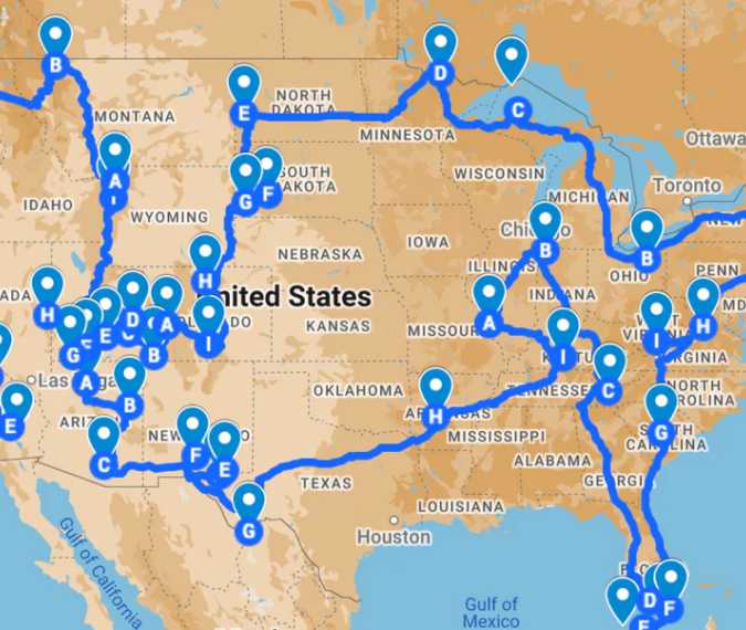 The Perfect Road Trip to See Every U.S. National Park | Beauty of ...